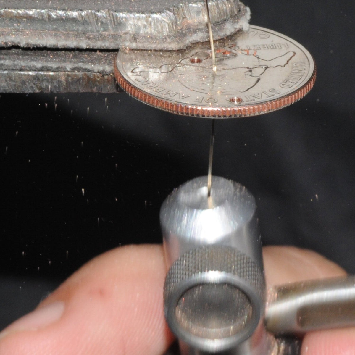 Guitar and Music Note Necklaces, Interlocking Instruments Hand Cut Coi ...