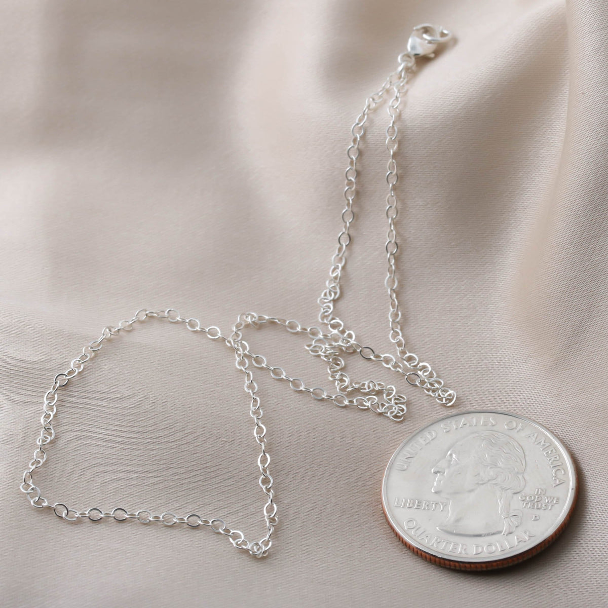 Ultra Thin Sterling Silver Chain Upgrade – Namecoins