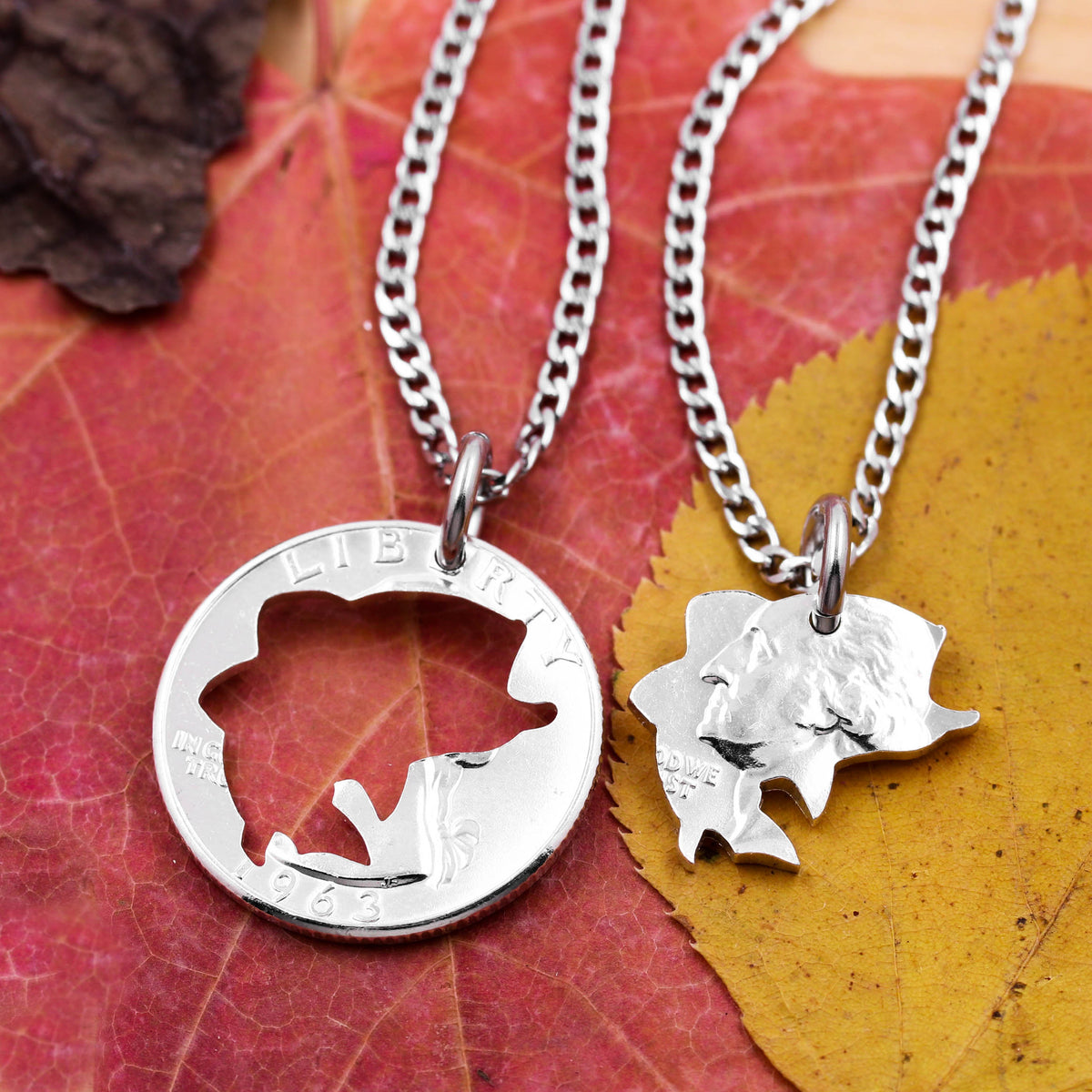 Fishing Jewelry, Bass Fishing Couples Necklace Set – Namecoins