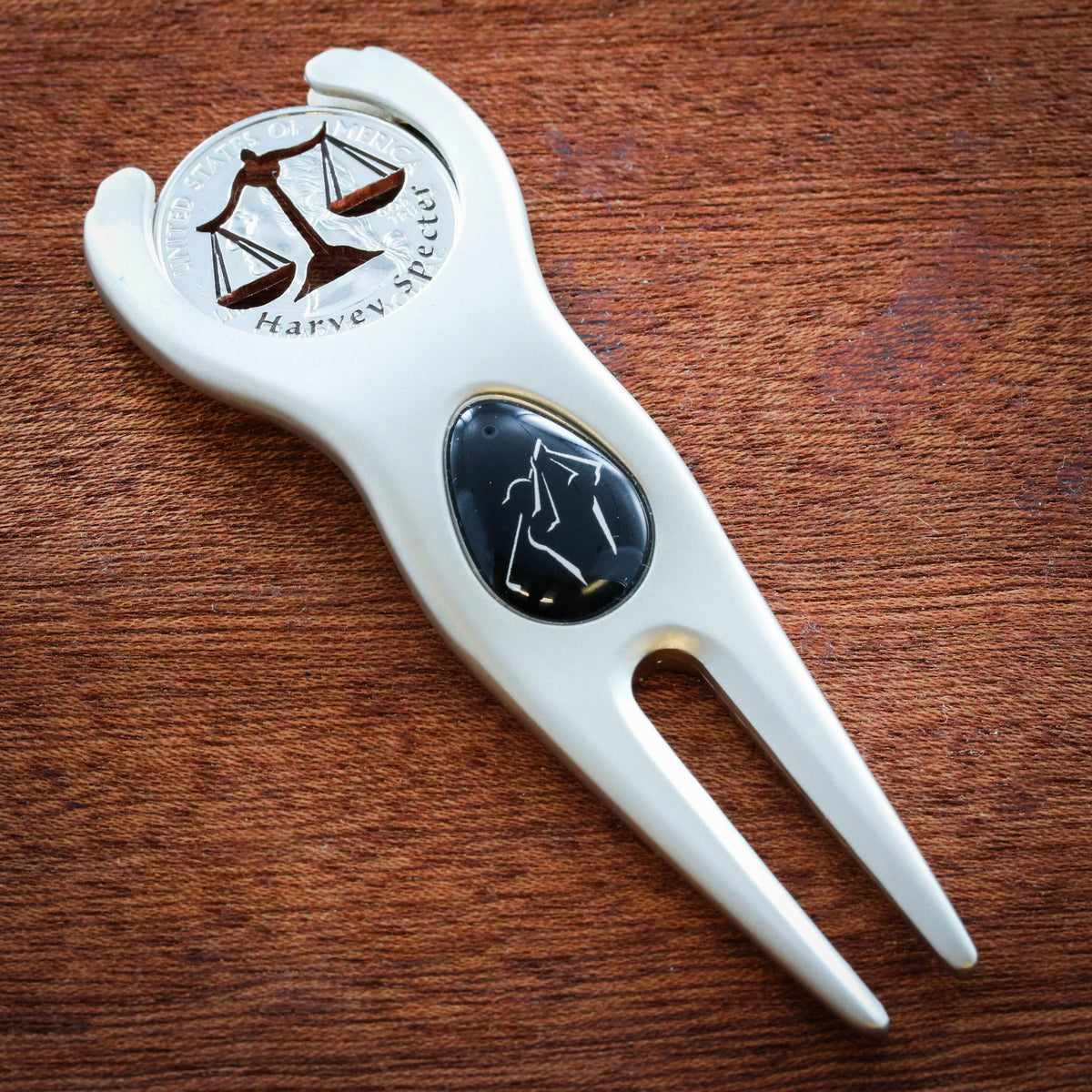 Lawyer Golf Marker, Attorney Gift, Scales of Justice with Custom Name ...